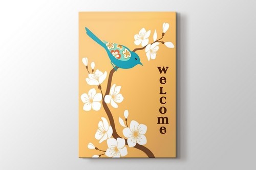 Welcome Kanvas Tablo Burada - PlusCanvas
