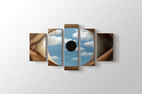The False Mirror Rene Magritte Kanvas Tablo Burada - PlusCanvas
