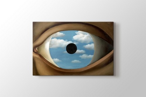 The False Mirror Rene Magritte Kanvas Tablo Burada - PlusCanvas