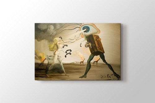 Raphaelesque Head Exploading Salvador Dali Kanvas Tablo Burada - PlusCanvas