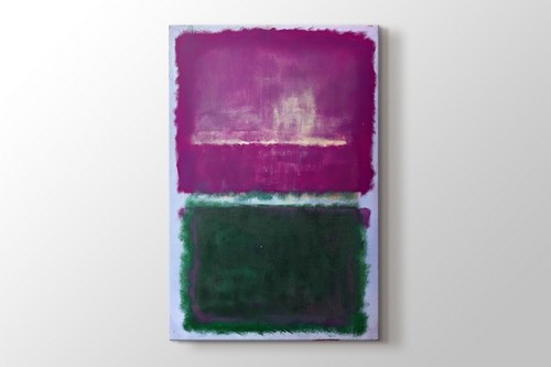Lavender And Green Mark Rothko Kanvas Tablo Burada - PlusCanvas