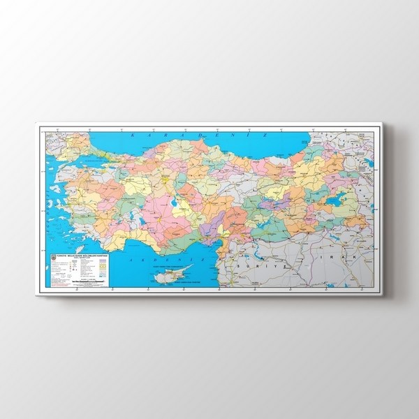 Harita Örnekleri - Kanvas Tablo Galerisi – Modern & Dekoratif Kanvas ...